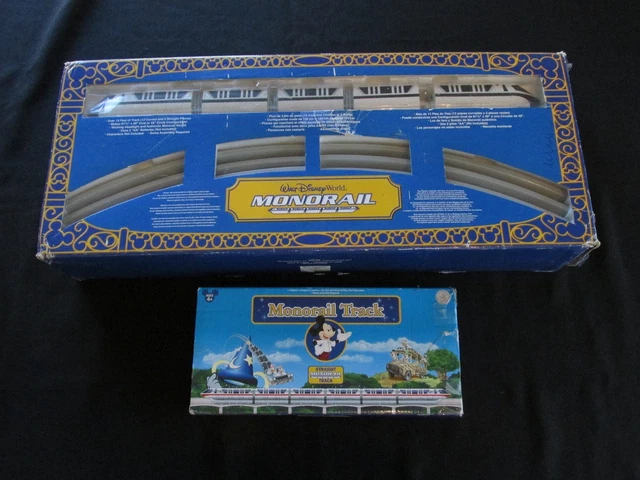 DISNEY WORLD MONORAIL Train Play Set with extra Straight Tracks Pack ...