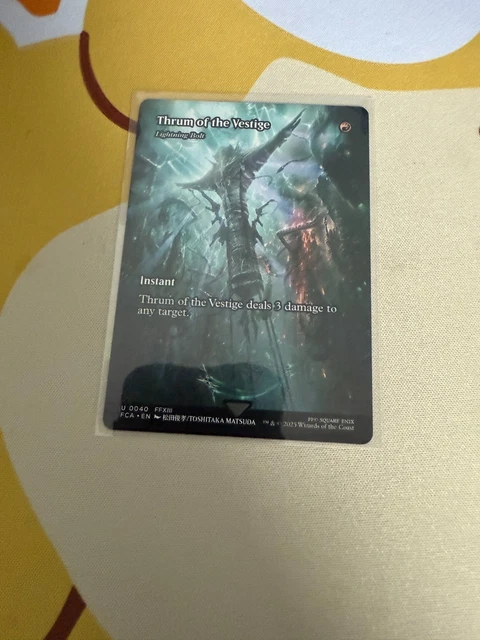 MTG THRUM OF The Vestige Borderless Non Foil U 0040 Final Fantasy £4.00 ...