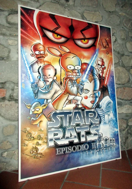 RATMAN LEO ORTOLANI - poster ufficiale 100x70 STAR RATS II - Panini ...