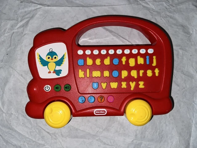 LITTLE TIKES ALPHABET and number bus with sounds, childrens toy £11.50 ...