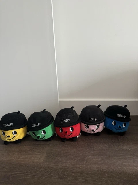 HUGGABLE HENRY HOOVER Plush Soft Toy Complete Set - RARE £200.00 ...