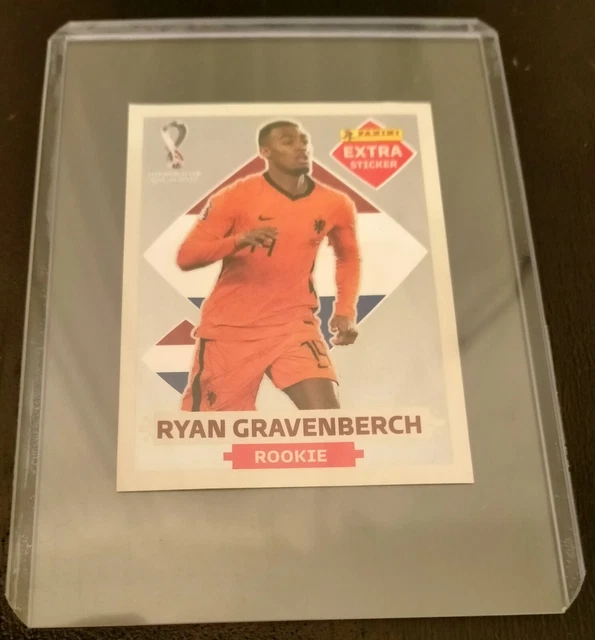 PANINI FIFA QATAR 2022 ~ RYAN GRAVENBERCH SILVER EXTRA STICKER figurina argento £33.44 - PicClick UK