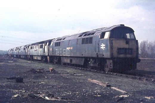 ORIGINAL COLOUR SLIDE of D1028 BR class 52 Western diesel hydraulic ...