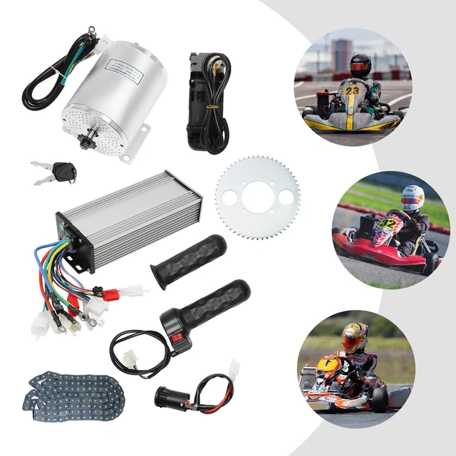 48-72V 3000W HIGH DC Electric Brushless Motor Conversion Kit For Go Kart Scooter £188.46 ...