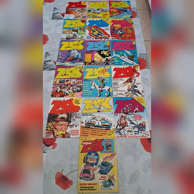 ZACK COMIC MAGAZIN + ZACK Parade + Super ZACK - 70er Jahre EUR 15,00 ...