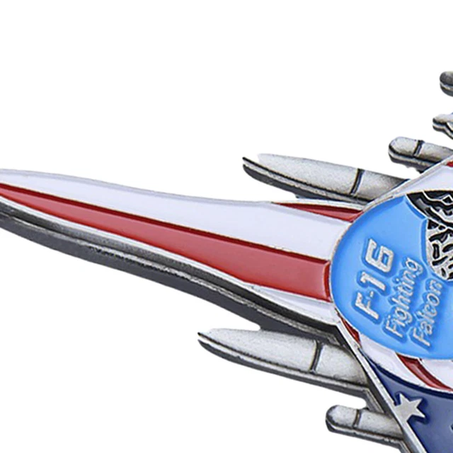 AIRCRAFT SHAPED CHALLENGE Coin Multipurpose for Airman Collectible ...
