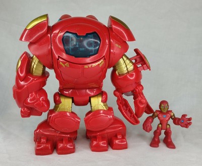 PLAYSKOOL IMAGINEXT MARVEL DC TONY STARK IRONMAN HULK BUSTER SUIT ...