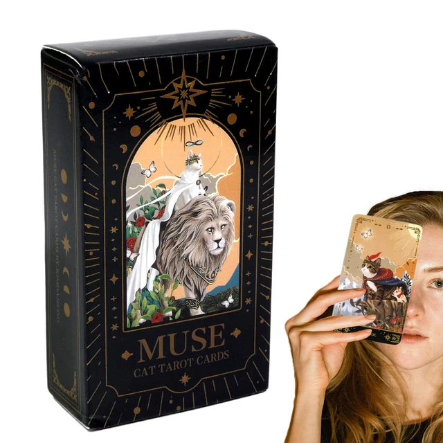 TAROT DECK MUSE Cat Tarot Cards Fortune Telling Board Game Cards ...