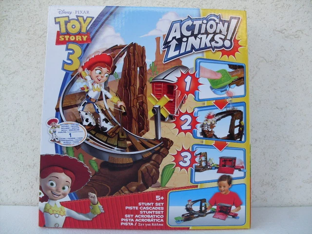 ACTION LINKS JESSIE salvataggio toy story 3 pista track stunt set piste ...