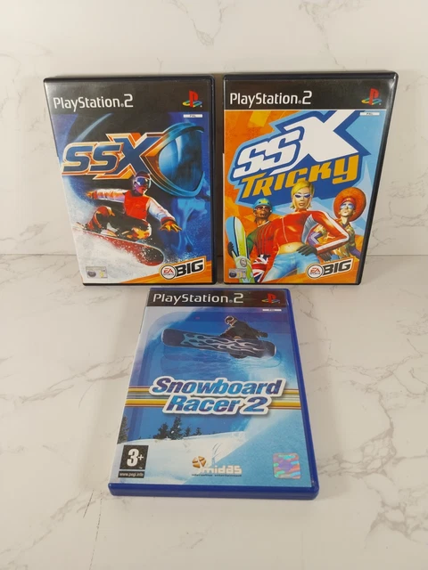 PS2 SNOWBOARD GAME Bundle x3 - SSX/SSX Tricky/Snowboard Racer 2 £9.99 ...