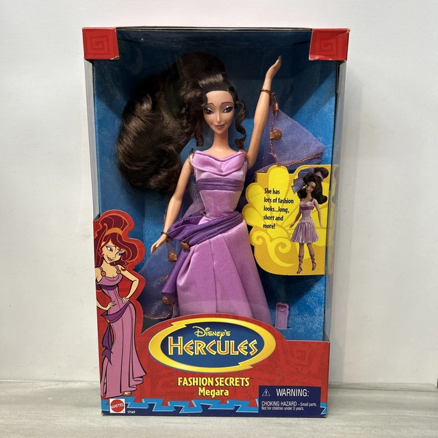 MATTEL 1996 DISNEY'S HERCULES FASHION SECRETS MEGARA Meg Barbie Doll ...