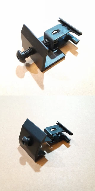 SOLAR PANEL MOUNTING Rail End Clamp Middle Clamp Cross Black Silver ...