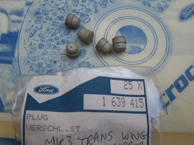FIVE NEW GENUINE Ford Transit Mk3 Wing Mirror Glass Bumpers. NOS Camper ...
