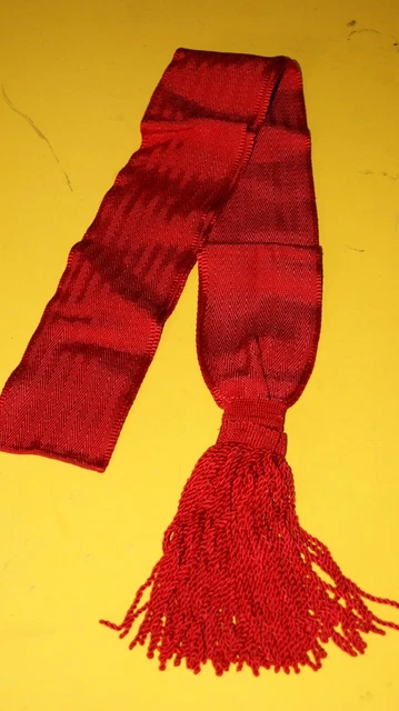 BRITISH ARMY RED Sash Shoulder Sashes Seargent Guards Drill Brand New £ ...