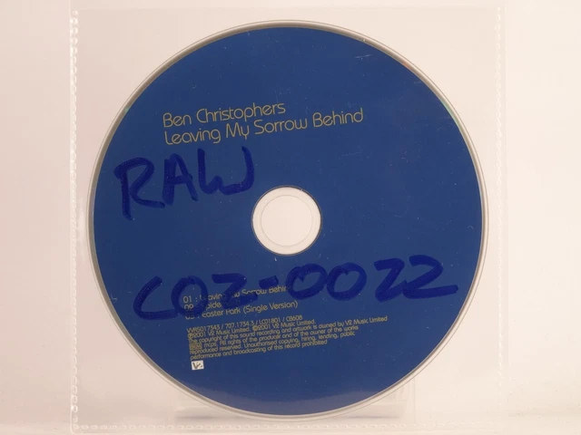 BEN CHRISTOPHERS LEAVING MY SORROW BEHIND (X5) 3 Track CD Single including Plast £3.39 - PicClick UK