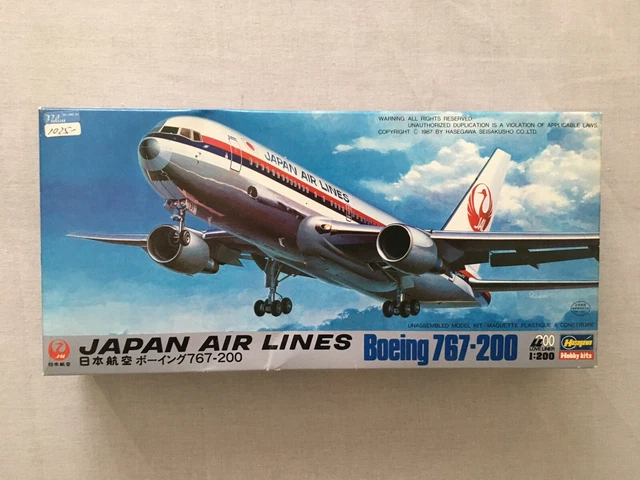 HASEGAWA BOEING 767-200 JAL Japan Airlines 1/200 Kit Complet EUR 18,00 ...