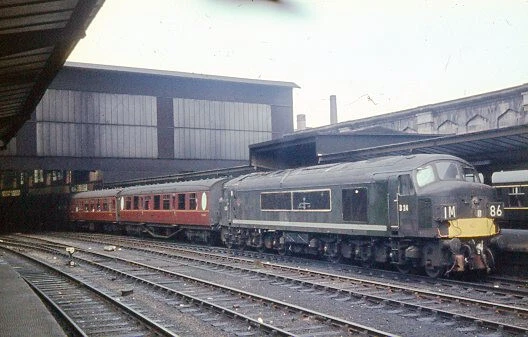 ORIGINAL SLIDE BR Sulzer Type 4 Diesel Loco (Class 45) D97 Newport High ...