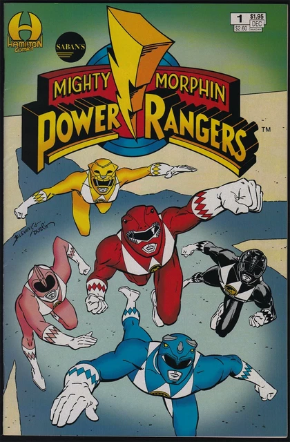 HAMILTON COMICS MIGHTY MORPHIN POWER RANGERS #1 & 2 lot 1994 VF ! EUR ...