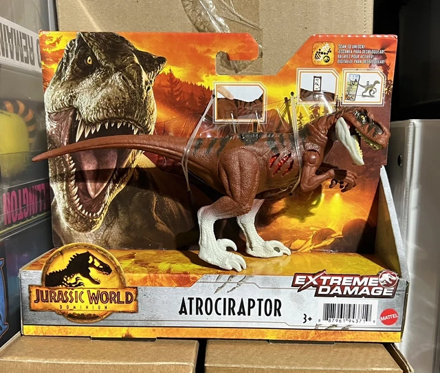 JURASSIC WORLD DOMINION Extreme Damage Dinosaur Atrociraptor Tiger ...