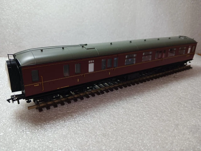 HORNBY BR MAROON Hawksworth Composite Brake Coach R4413A OO Gauge Boxed ...