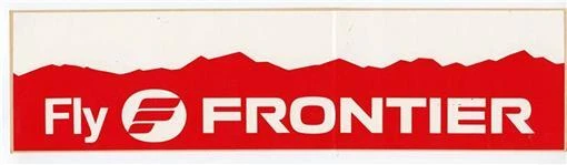 FLY FRONTIER AIRLINES Bumper Sticker $18.00 - PicClick