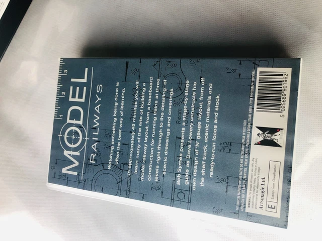 VIDEO TAPE VHS Train How To Build A Model Railway NO MOULD Vintage ra £ ...