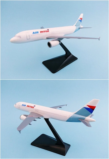 AIR INTER SCALE 1-200 model Airbus A320-200 Aircraft Airplane Avion ...