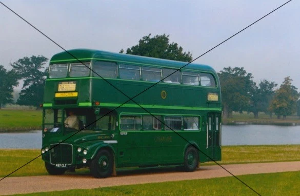 BUS PHOTO, LONDON Green Line Photograph Picture, Routemaster Rmc On ...