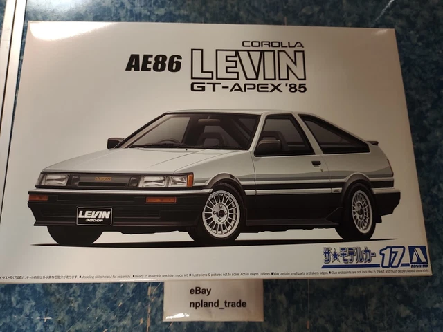 KIT MAQUETTE AOSHIMA 1/24 Toyota AE86 Corolla Levin GT-Apex '85 du Japon neuf EUR 38,39 ...