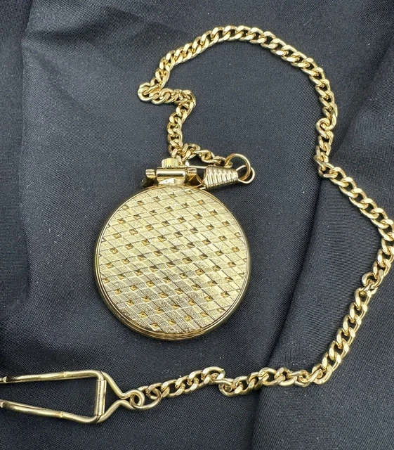 VINTAGE DISNEY EMPEROR'S New Groove Pocket Watch Rare! Good Condition ...