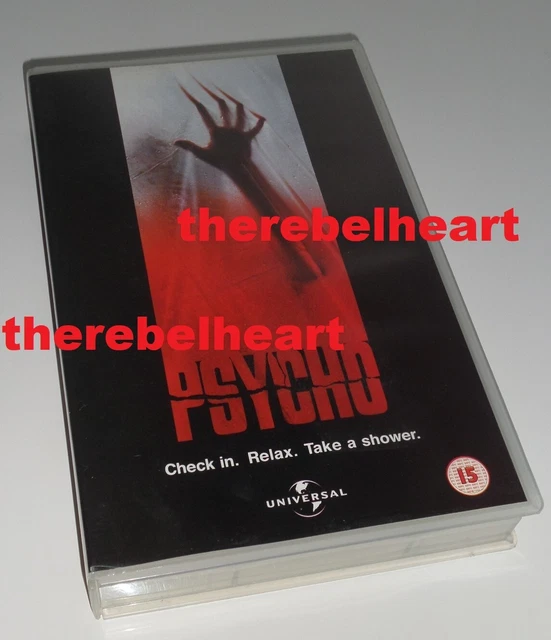 PSYCHO (1998) UK EX RENTAL VHS VIDEO Horror Remake LARGE BOX - Anne ...