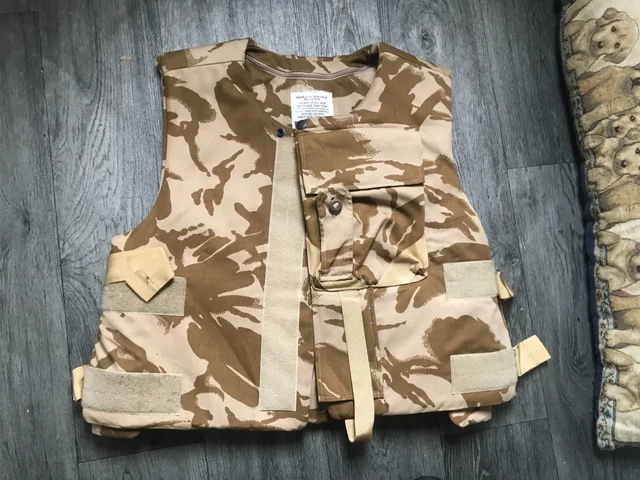 HEAVY BRITISH ARMY Jacket Body Armour + Ballistic Filler NATO size 7080 ...