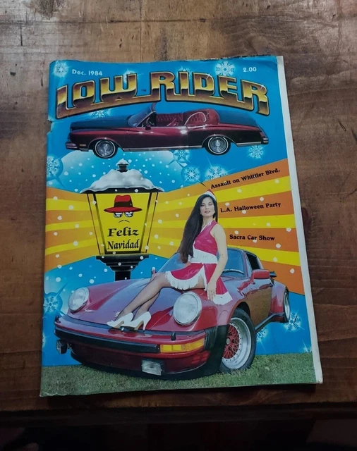VINTAGE LOWRIDER MAGAZINE Dec. 1984, Chicano Art And Car Culture £7.91 ...