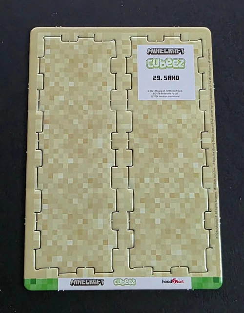 WOOLWORTHS 2025 MINECRAFT Cubeez #34. Chest - Cardboard Mailer $4.99 ...