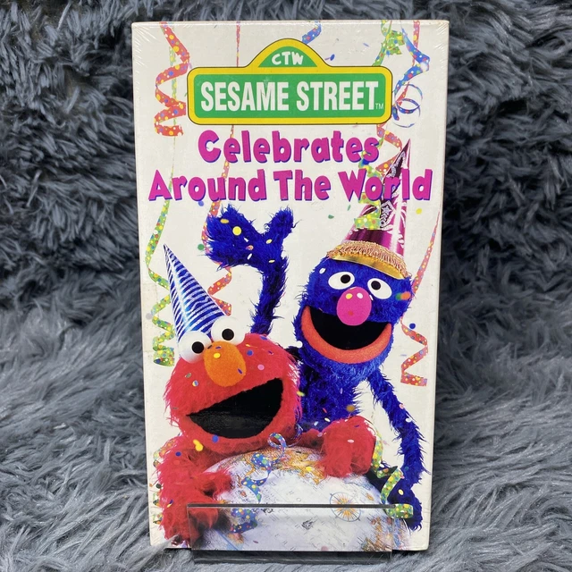 SESAME STREET CELEBRATES Around the World VHS Tape 1997 Cartoon Show ...