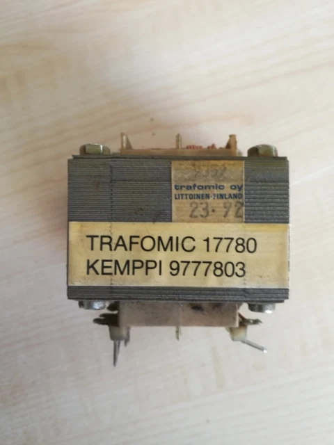 TRAFO TRAFOMIC 17780 aus Kemppi Schweißgerät Kempomat 250 EUR 15,00 ...