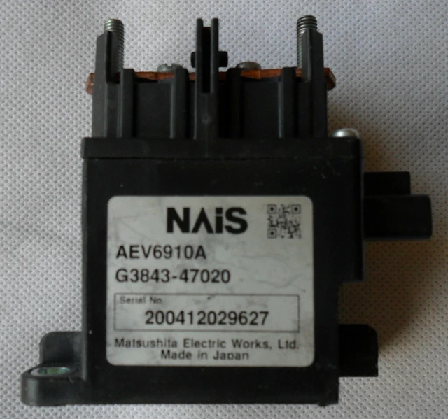 TOYOTA PRIUS 2003-9 Hybrid BATTERY MAIN RELAY MODULE AEV6910A G3843 ...