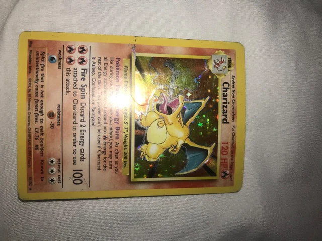 POKÉMON TCG CHARIZARD Base Set 4/102 Holo Unlimited Holo Rare £72.00 ...