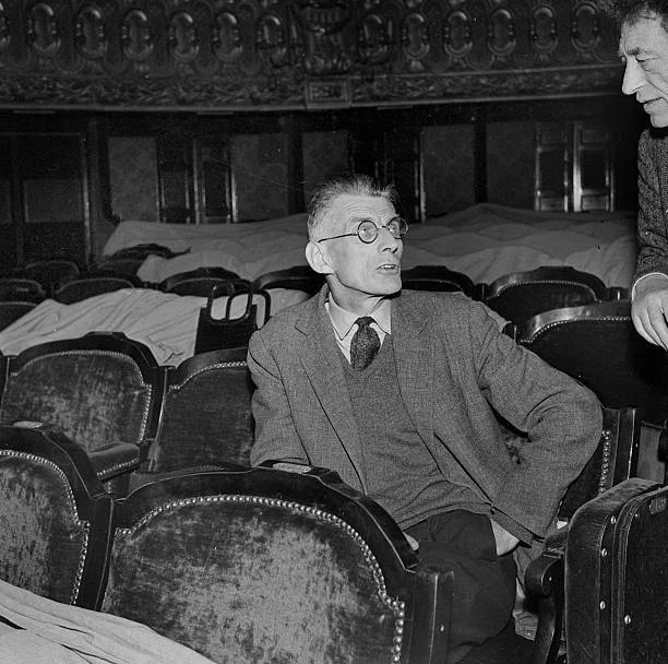 SAMUEL BECKETT BEING At A Rehearsal Of Waiting For Godot 1961 OLD PHOTO ...