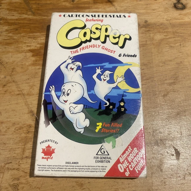 CASPER THE FRIENDLY Ghost and friends VHS Pal 1995 TV Show Vol.11 VGC ...
