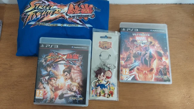 STREET FIGHTER X TEKKEN Capcom Vs Marvel (PS3) UK + Porte Clé + T-shirt ...