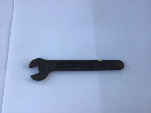 VINTAGE ARMSTRONG NO. 2 Open End 1/2" Square Nut Lathe Tool Post Wrench ...