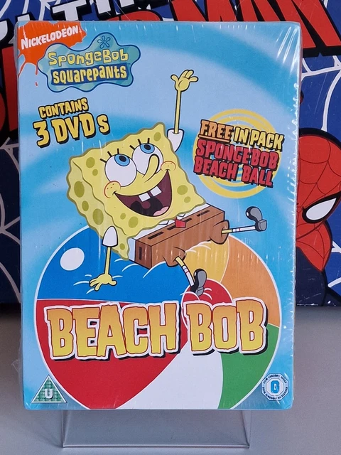 SPONGEBOB SQUAREPANTS BEACH Bob DVD Region 2 With Beach Ball NEW ...