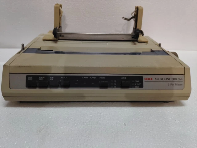 OKI MICROLINE 280 Elite 9-Pin Dot Matrix Printer D22300C - Parallel/USB ...