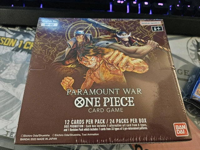 PARAMOUNT WAR ONE Piece TCG Booster Box (OP02) English EUR 149,95 ...