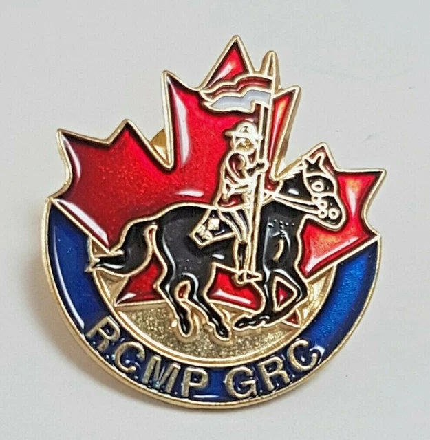 RCMP ROYAL CANADIAN Mounted Police Musical Ride Horse Rider Hat Lapel ...