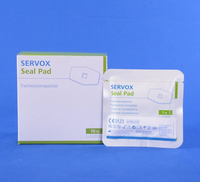 TRACHEALKOMPRESSE SERVOX SEAL Pad Tracheostoma-Polster For Pressure ...