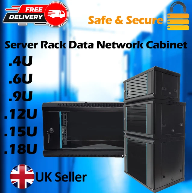 NETWORK SERVER DATA Cabinet Enclosure Rack Lockable Box All Size Free ...