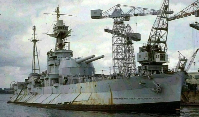 ROYAL NAVY MONITOR Hms Roberts Alongside At Devonport £1.99 - PicClick UK