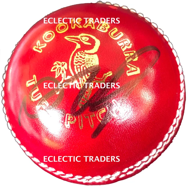 NATHAN LYON SIGNED Kookaburra Cricket Ball. 500 TEST WICKETS Murali ...